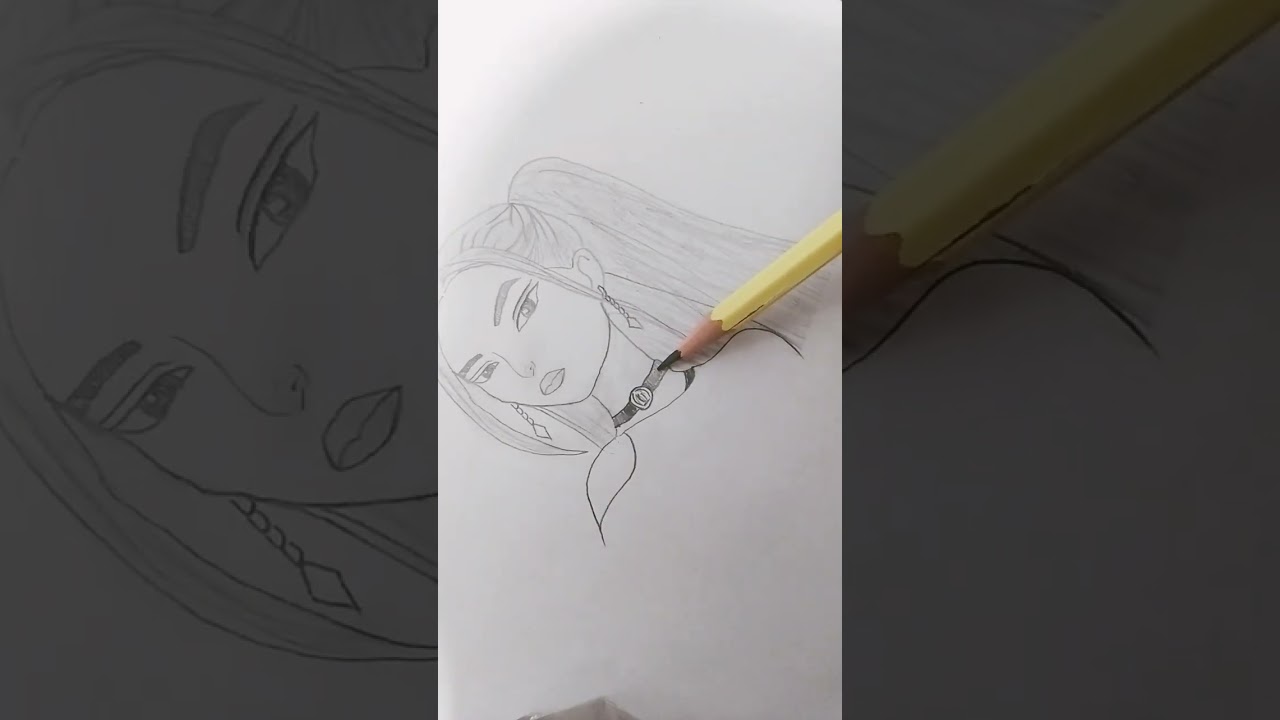 #youtube shorts #kpop demon hunter #character design #sketching  #fantasy art