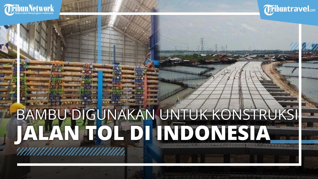 Pertama di Indonesia, Bambu Digunakan dalam Konstruksi Jalan Tol ...