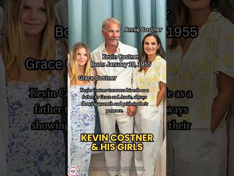 Kevin Costner with Grace & Annie: A Father's Love Through the Years