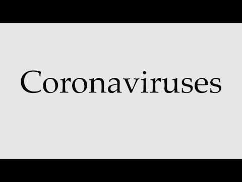 How to Pronounce Coronaviruses