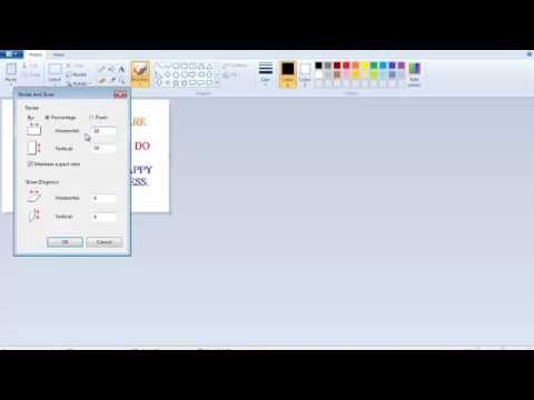 How To Resize Image In MS Paint?