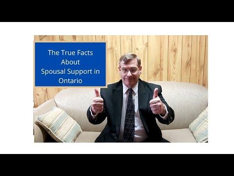 The True Facts About Spousal Support in Ontario