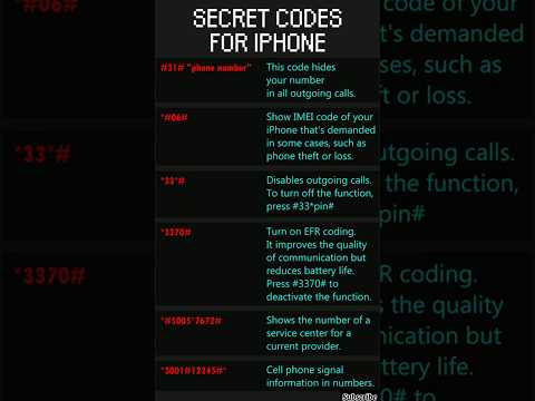 Secret Codes For Iphone #shorts #iphone #tech