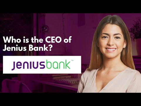 Who is the CEO of Jenius Bank?