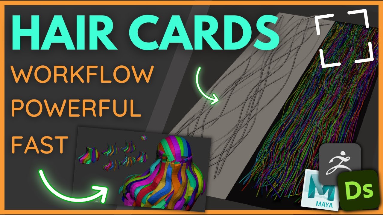 🦜Master Real-Time HAIR CARD for Games in Minutes (2023)