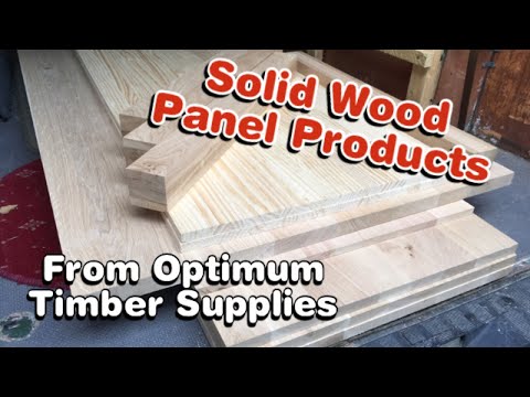 Solid wood panels from Optimum Timber Supplies