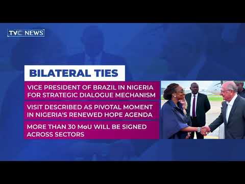 Vice President Of Brazil, Wife In Nigeria For Strategic Dialogue Mechanism