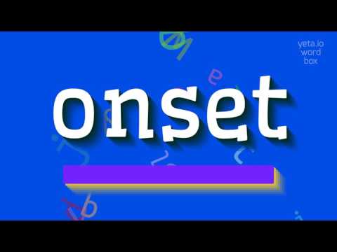 How to say "onset"! (High Quality Voices)