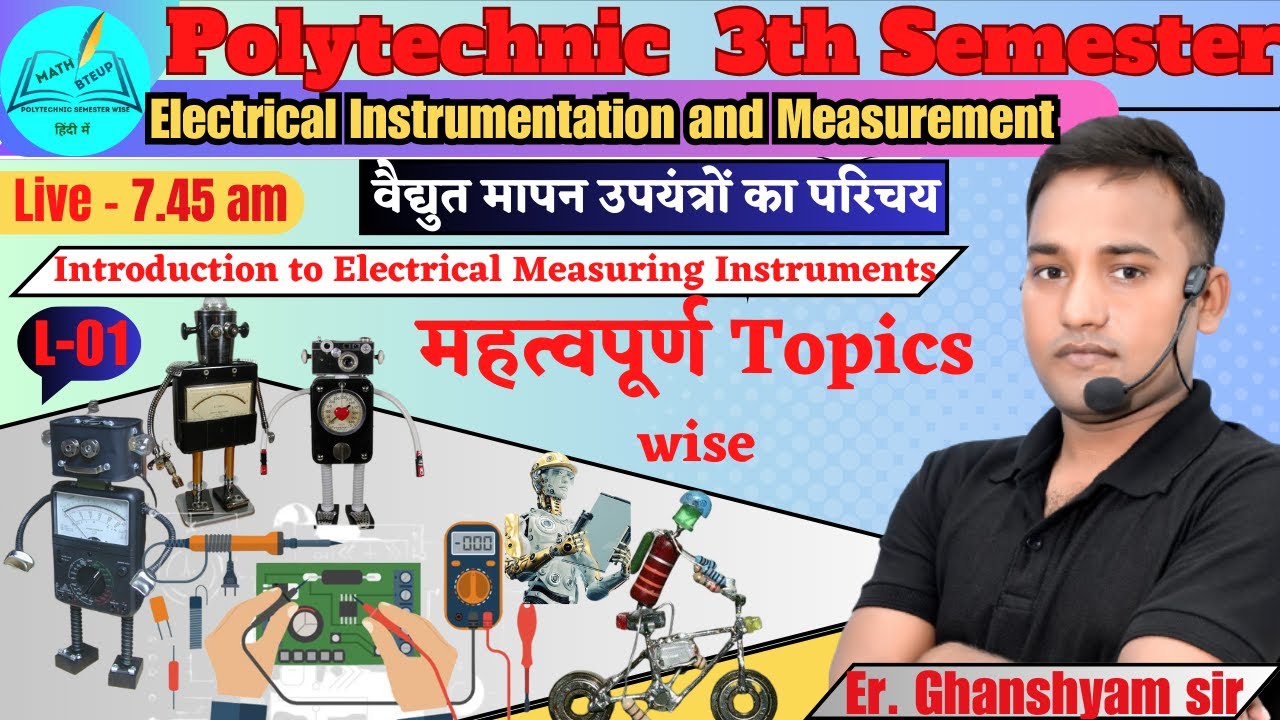 #EIM polytechnic 3rd semester ||  Electrical Instrument & Measurement  ||  (BTEUP)  Exam   2023-2024