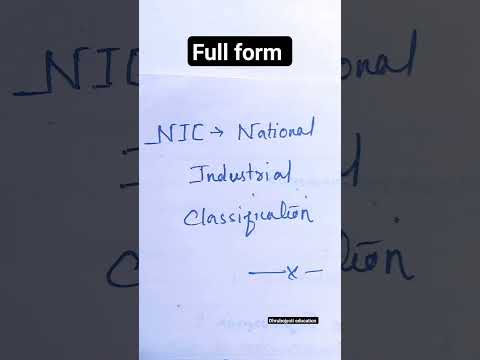 NIC full form ll What is the full form of NIC ll NIC ka pura nam kya Hain ll #shorts #viral #short