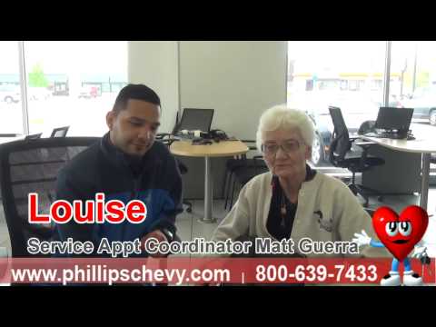 Service Department - Customer Review Phillips Chevrolet - Chicago New Car Dealership Sales