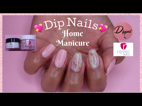 DIY Dip Nails | Home Manicure ft. Dipped Uk & Revel Nail