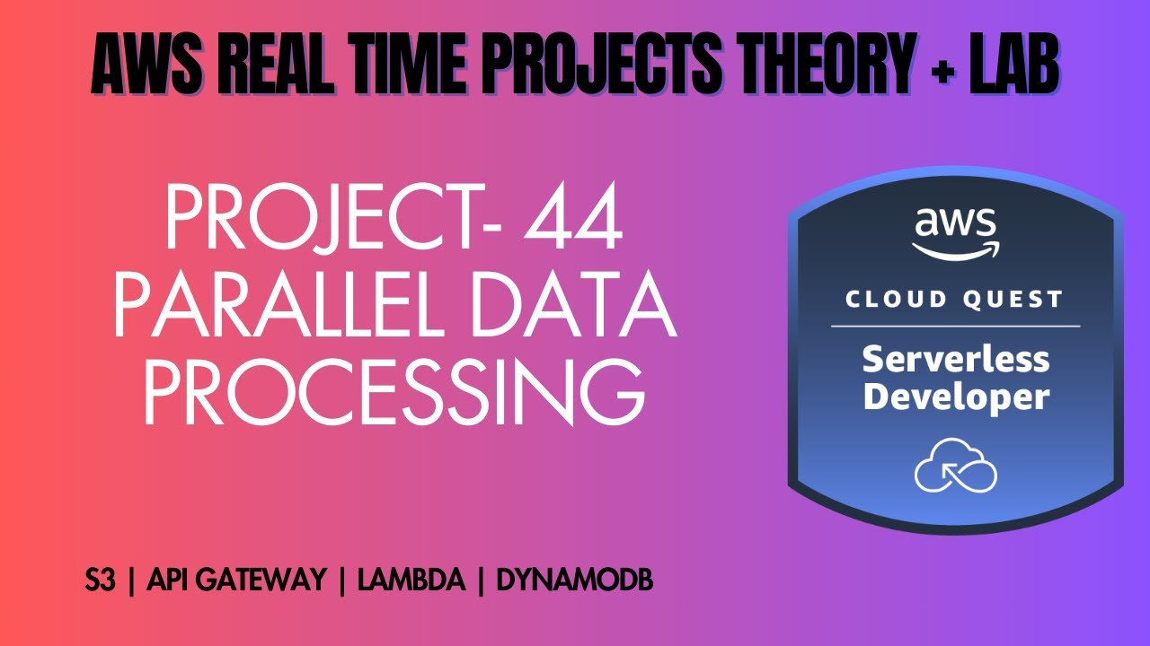 AWS Project 44 | ROLE - Serverless Engineer | Parallel Data Processing | API, Lambda, DynamoDB, S3