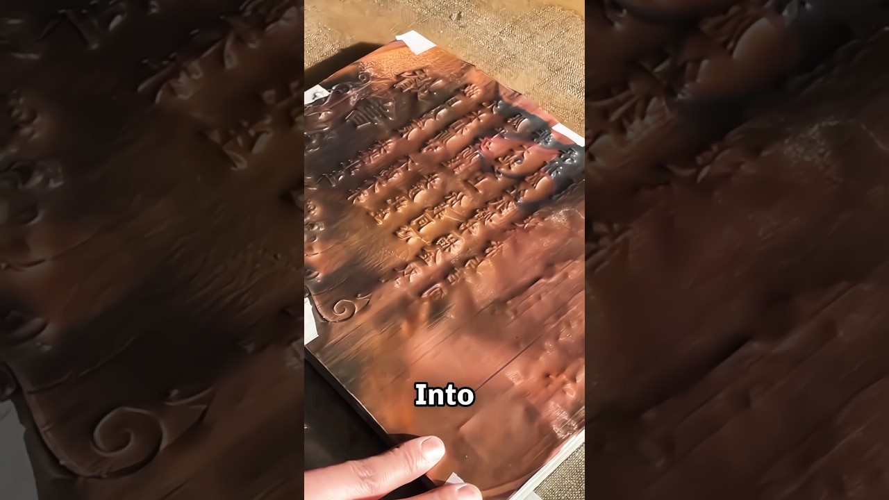 Luxury Chinese Wedding Invitations—Made of Copper 😱❤️ #shorts