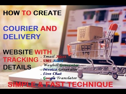 How to Create Tracking Number for Courier, Delivery Website.