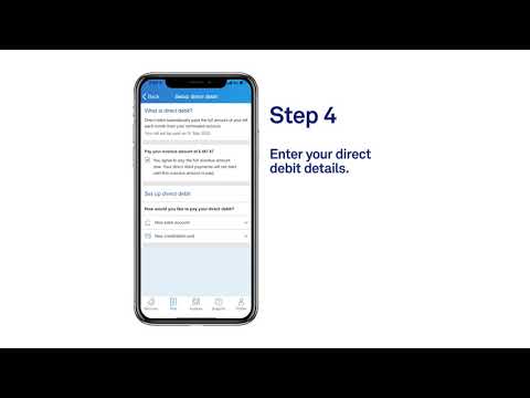 Setup Direct Debit on the Telstra 24x7 app.
