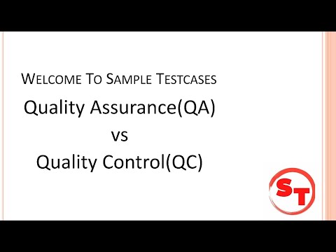 Difference Between Quality assurance and Quality control | QA vs QC