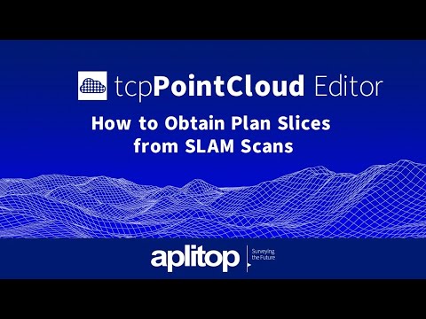 tcp PointCloud Editor | How to Obtain Plan Slices from SLAM Scans