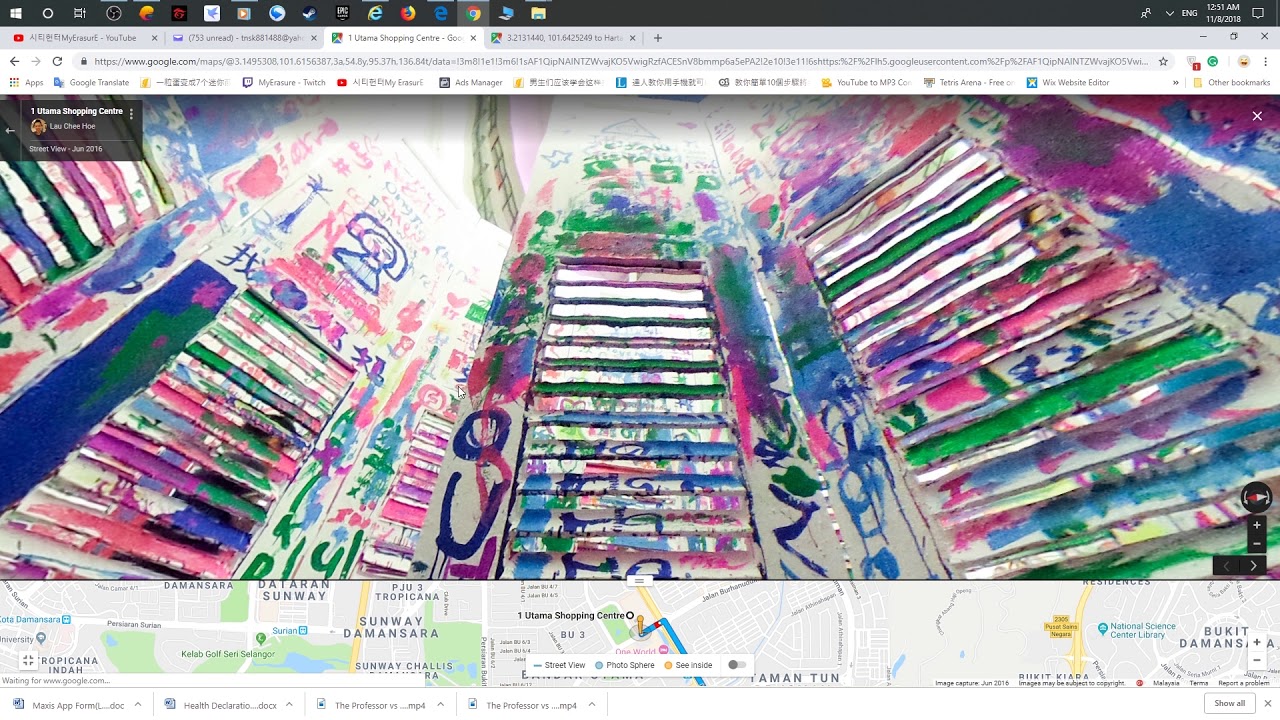 Weird! 1UTAMA Malaysia Google Maps!