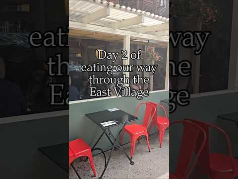 Day 2 of Eating Our Way Through the East Village: Cafe Mogador #nyc #shorts