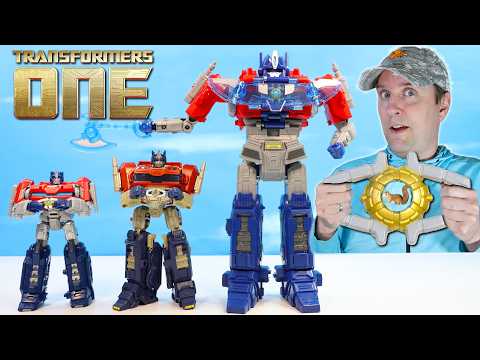 Transformers ONE Movie Toys Power Flip Optimus Prime & Orion Pax Robot Figure Review