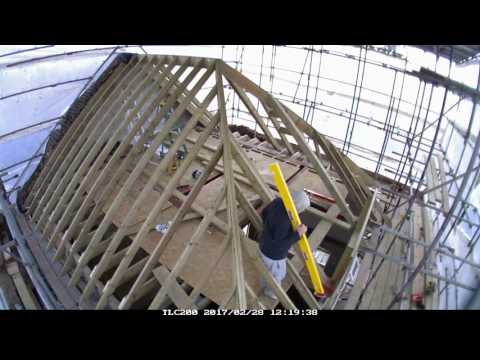 Hip roof construction