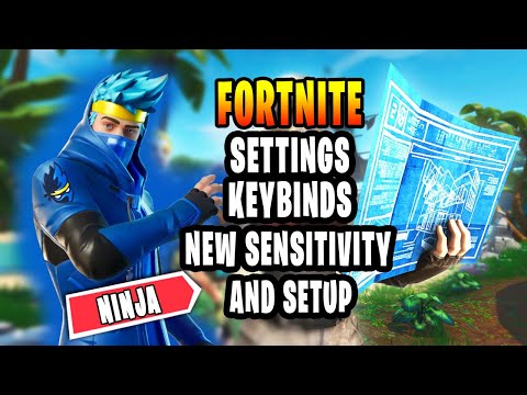 Ninja New Fortnite Settings keybinds New Sensitivity and Setup [Chapter 2 Season 5]