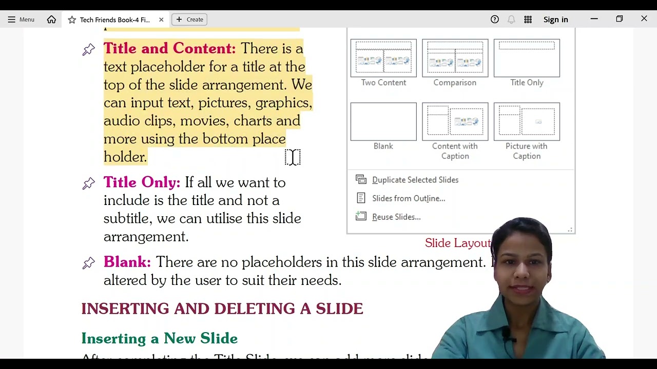 Chapter-7 (Class 4) Introduction to PowerPoint | Tech Friends | Elegant Publishers