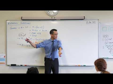 Expanding Algebraic Expressions
