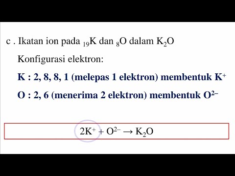 Pembentukan Senyawa Ion Kalium Oksida (K2O)