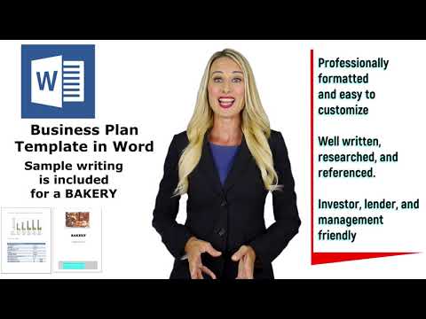 Bakery Business Plan - Template Package with Example & Sample