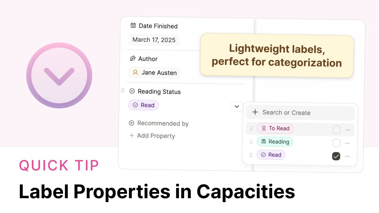 Label Properties in Capacities