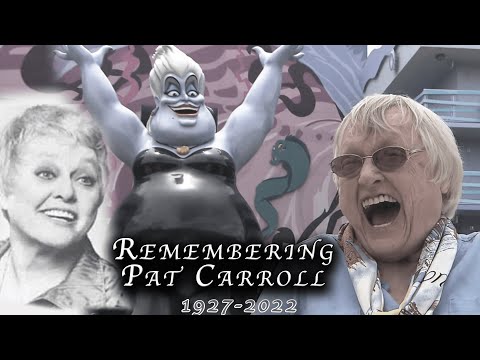 Remembering the lovely Pat Carroll, voice of Ursula: "Shed no sad tears...I've had a ball"