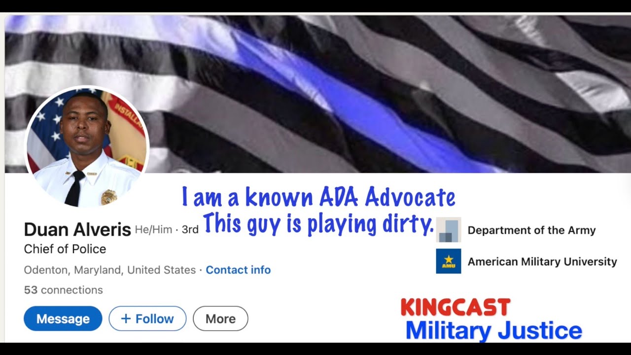 Bad Cop No Donut   Ft  Meade Police Chief Duan Alveris