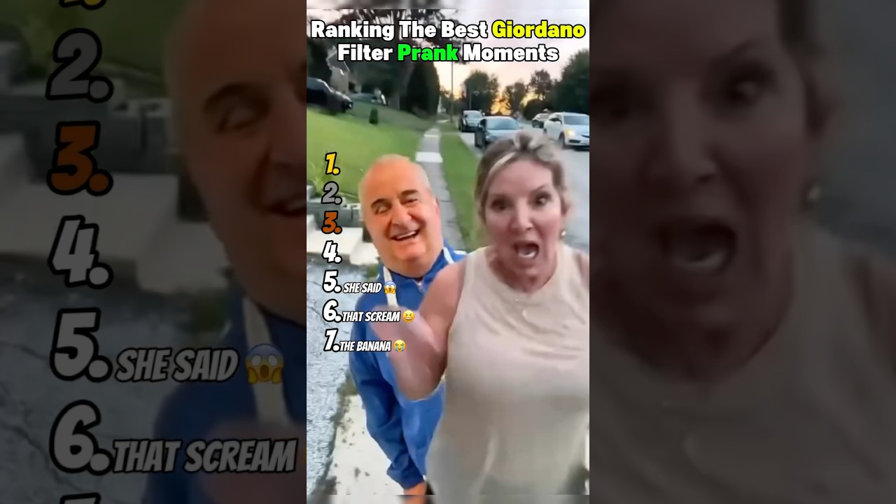 Ranking The Best Giordano Filter Prank Moments 😂