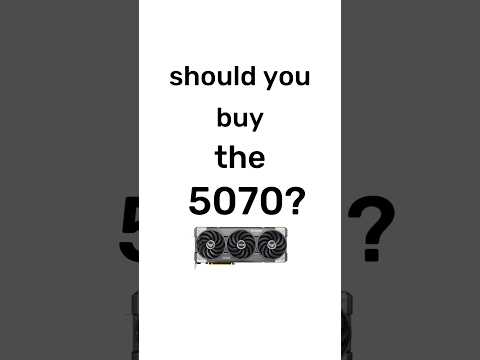 Is the 5070 WORTH it? - 2025!