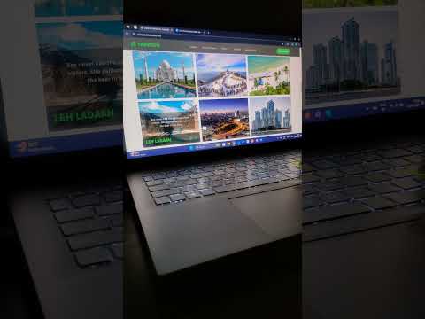 making a tourism website design - code by lostdaffy #shorts #viral #html #css #javascript