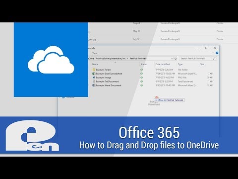 How to Drag and Drop Files to OneDrive - Office 365