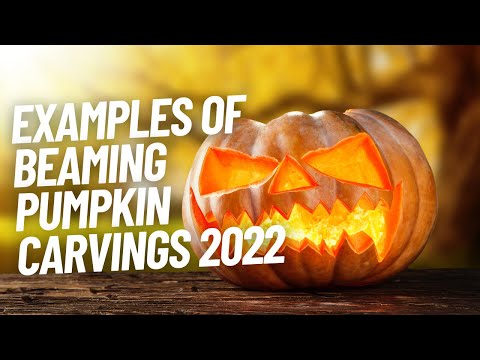 Examples of Beaming Pumpkin Carvings 2022 | PUMPKIN CARVING CONTEST
