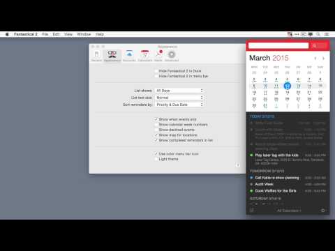 Fantastical 2 for Mac - Preferences Overview