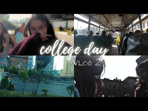 day was lucky! || another day in college || late again! || thapathali college vlog 2