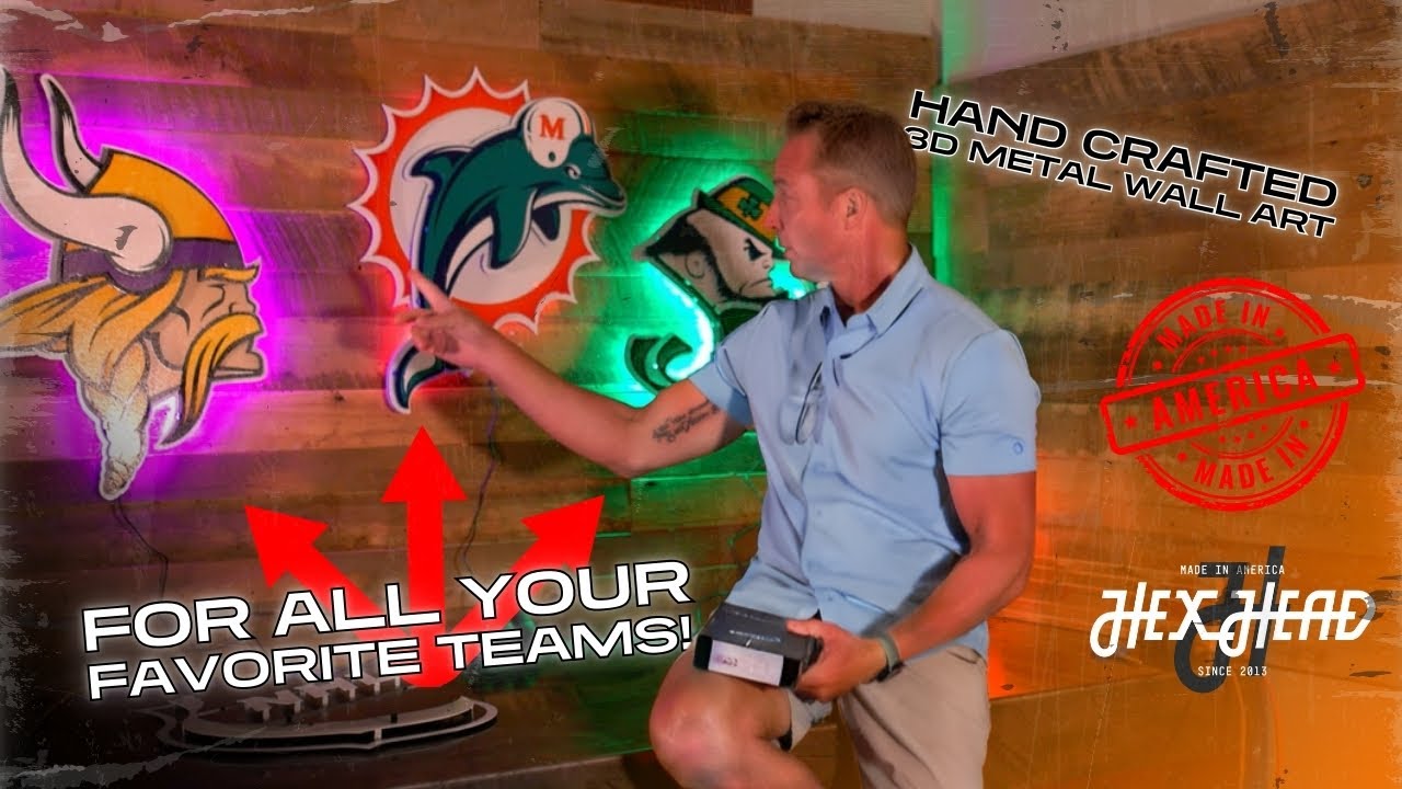 3D Metal Wall Art | Made in the USA!