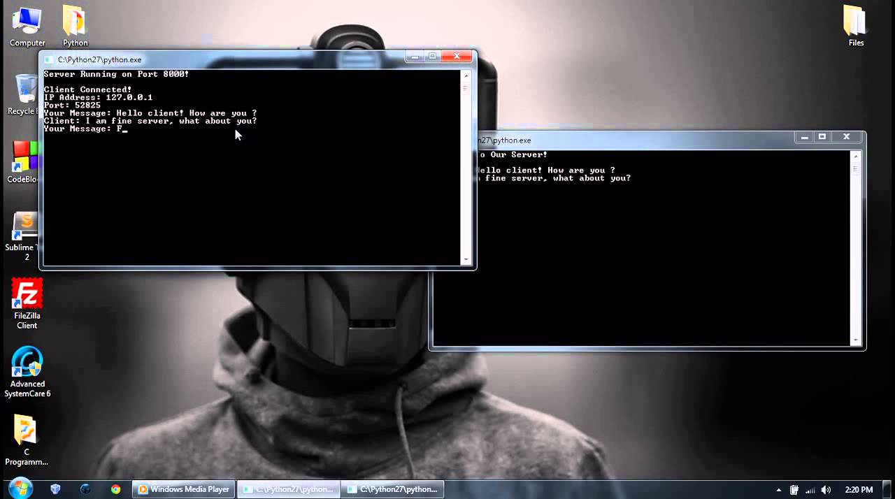 Python Chat Application Preview