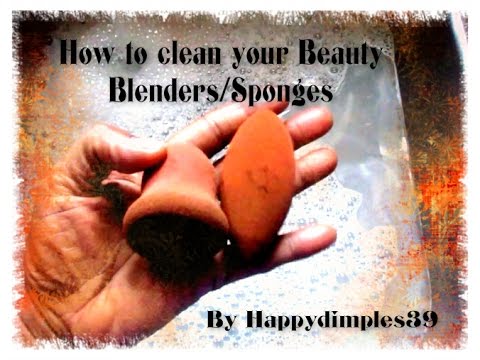 How to deep clean your Beauty Blenders/Sponges tutorial