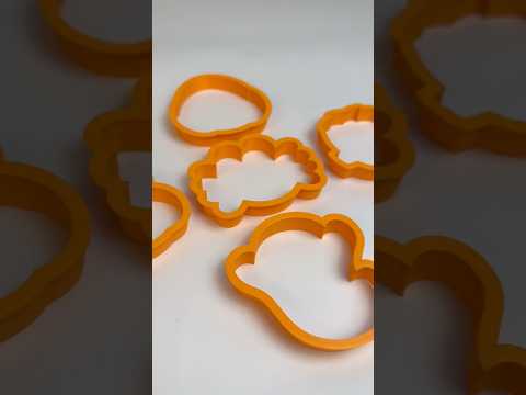Halloween Cookie Cutters #cookiecutter #3dprinting #satisfying #halloweencookies #cookiecutters