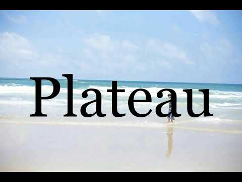 How To Pronounce Plateau๐๐๐๐๐๐Pronunciation Of Plateau