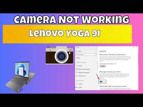 Lenovo Yoga 9i Camera Problem Fix || Camera Not working Windows 10/11