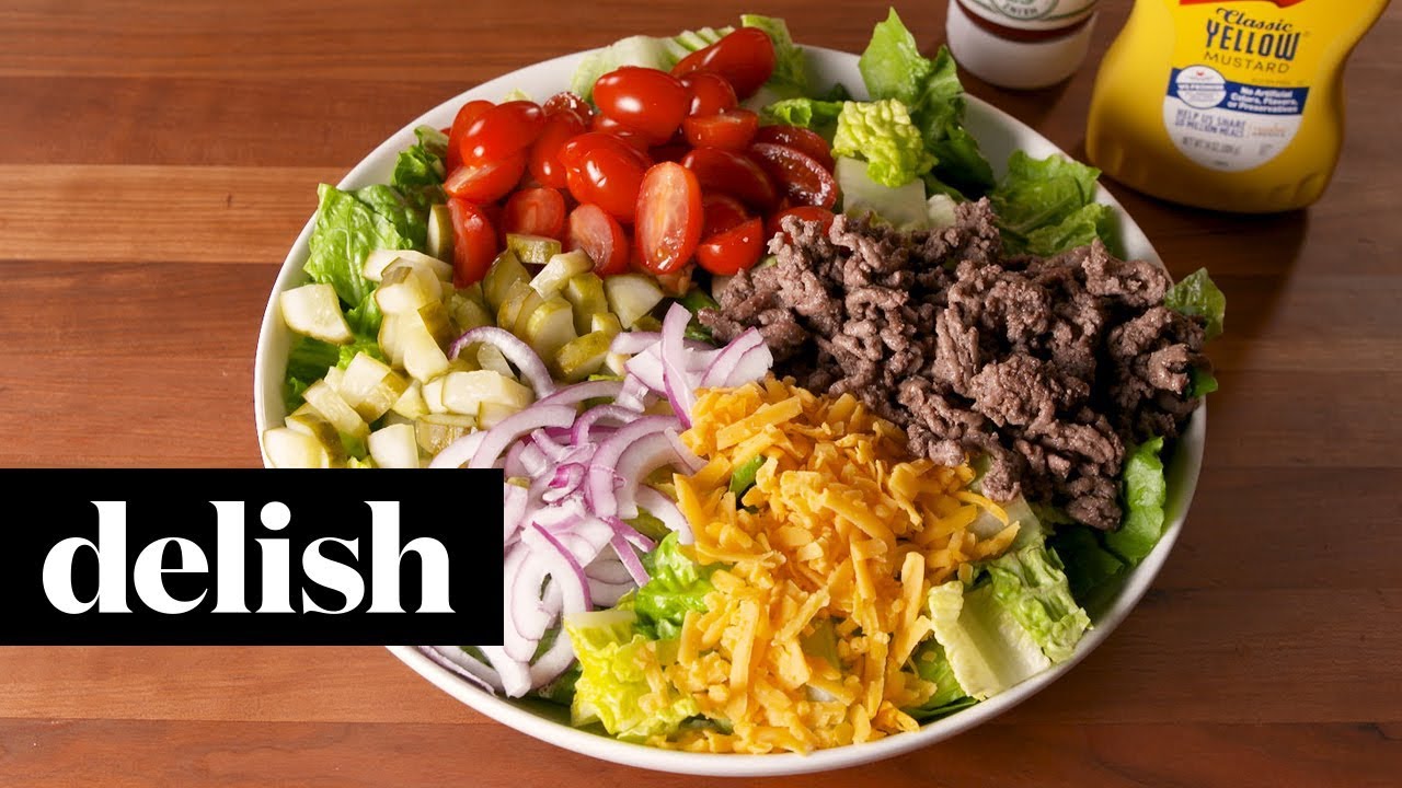 Big Mac Cheeseburger Salad | Delish