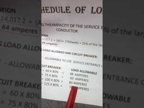 How to calculate electrical load, PART-2