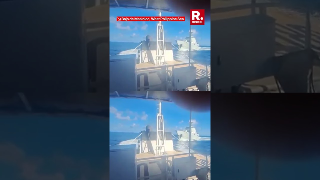 2 Chinese Vessels Collide While Chasing Philippine Boat in Bajo de Masinloc